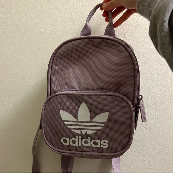 adidas | Bags | Adidas Purple Mini Backpack | Poshmark